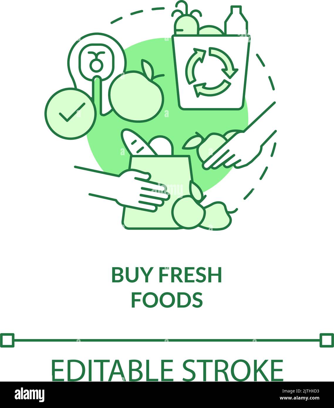 Waste foods Stock Vector Images - Alamy