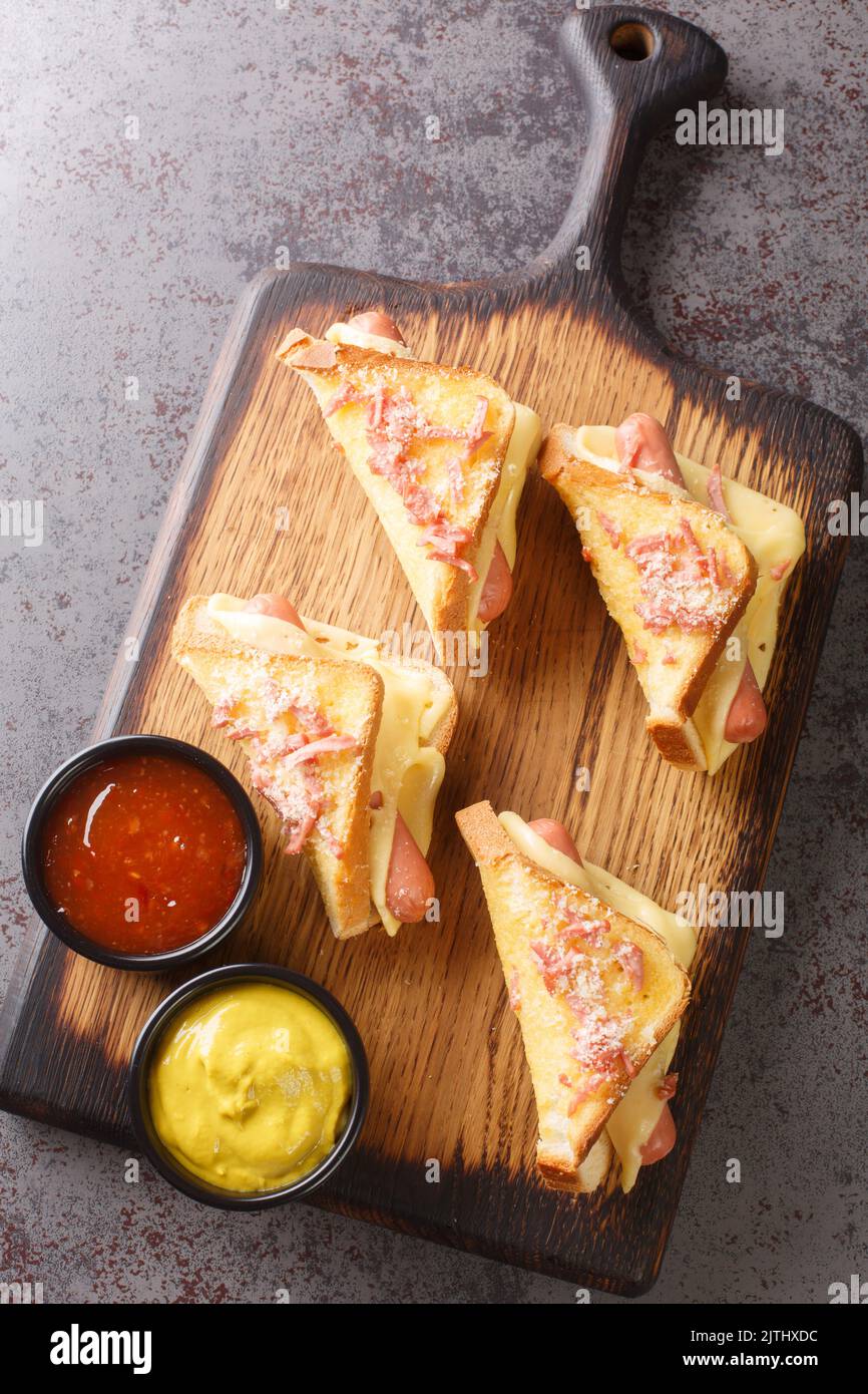 Top view hot toast hi-res stock photography and images - Alamy