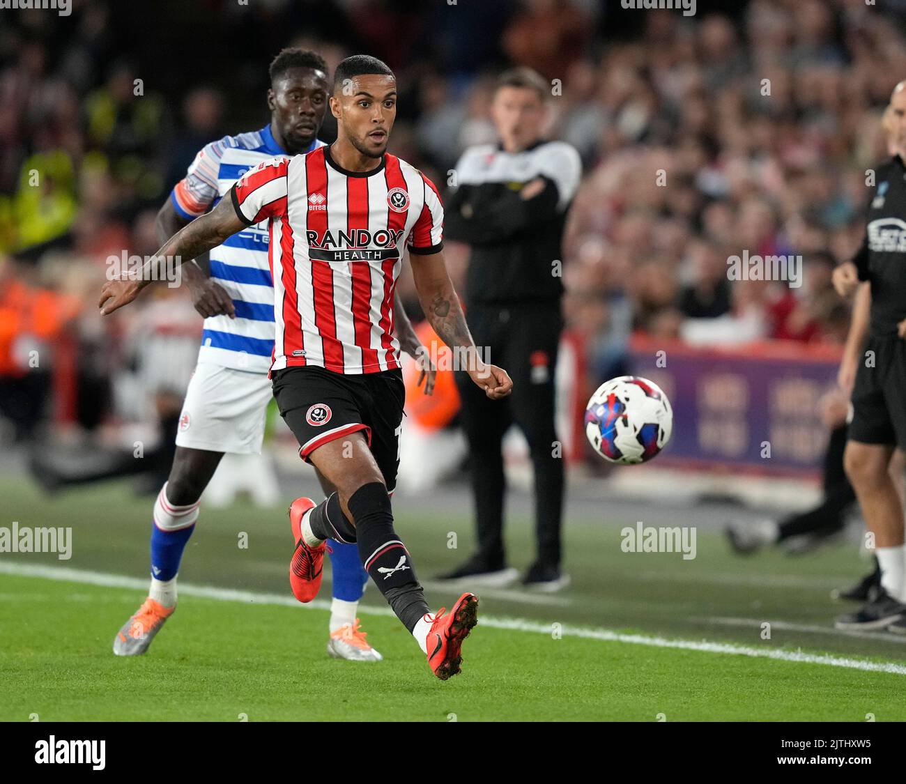 Sheffield, England, 30th August 2022. Max Lowe of Sheffield Utd during ...