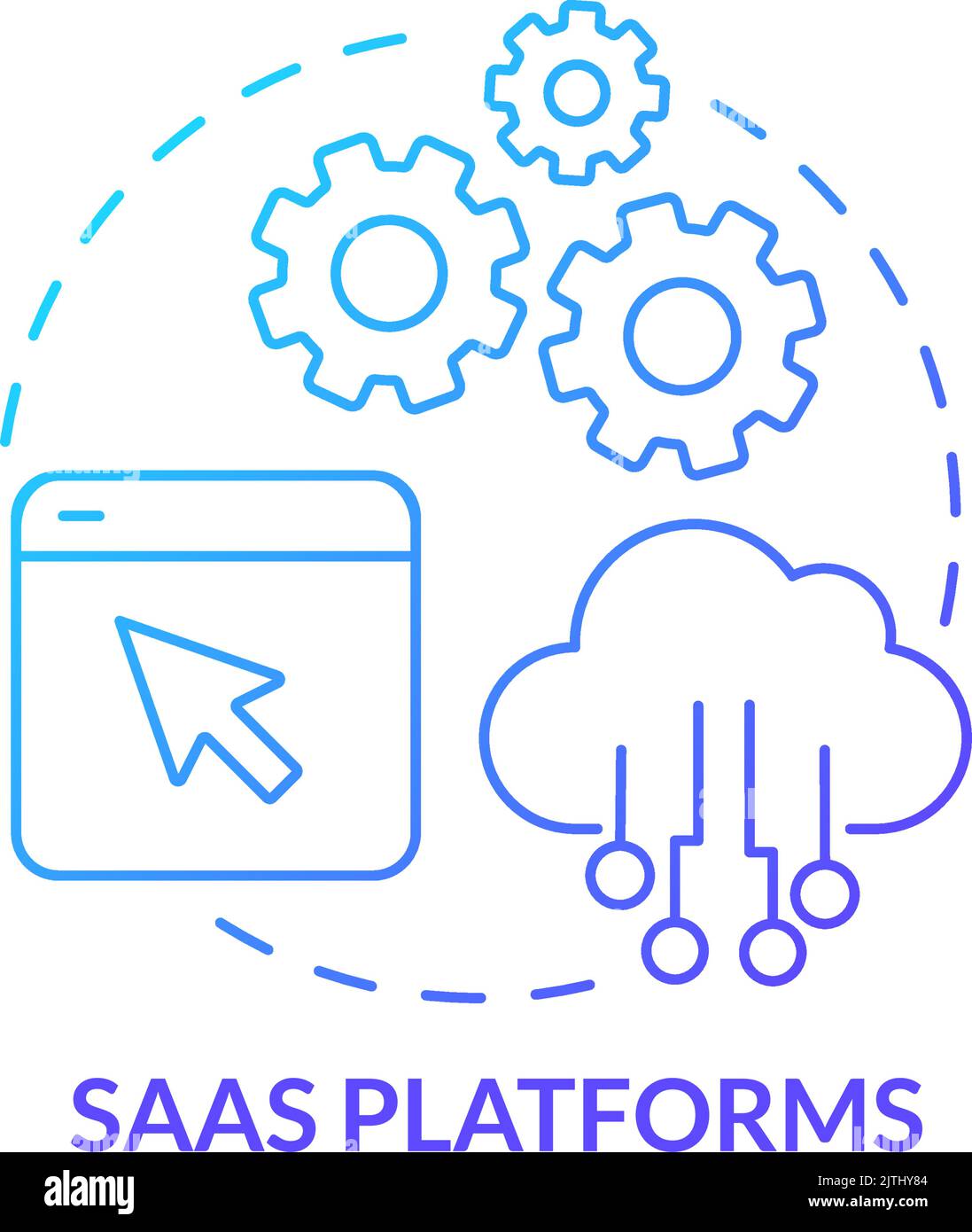 SaaS platforms blue gradient concept icon Stock Vector Image & Art - Alamy SaaS platforms blue gradient concept icon Stock Vector Image & Art - Alamy