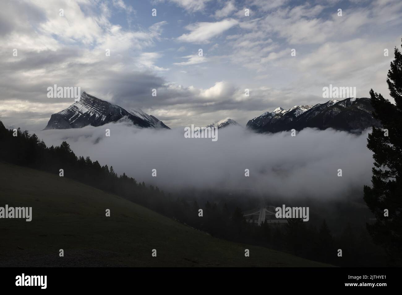 View from fairmont banff springs hotel hi-res stock photography and ...