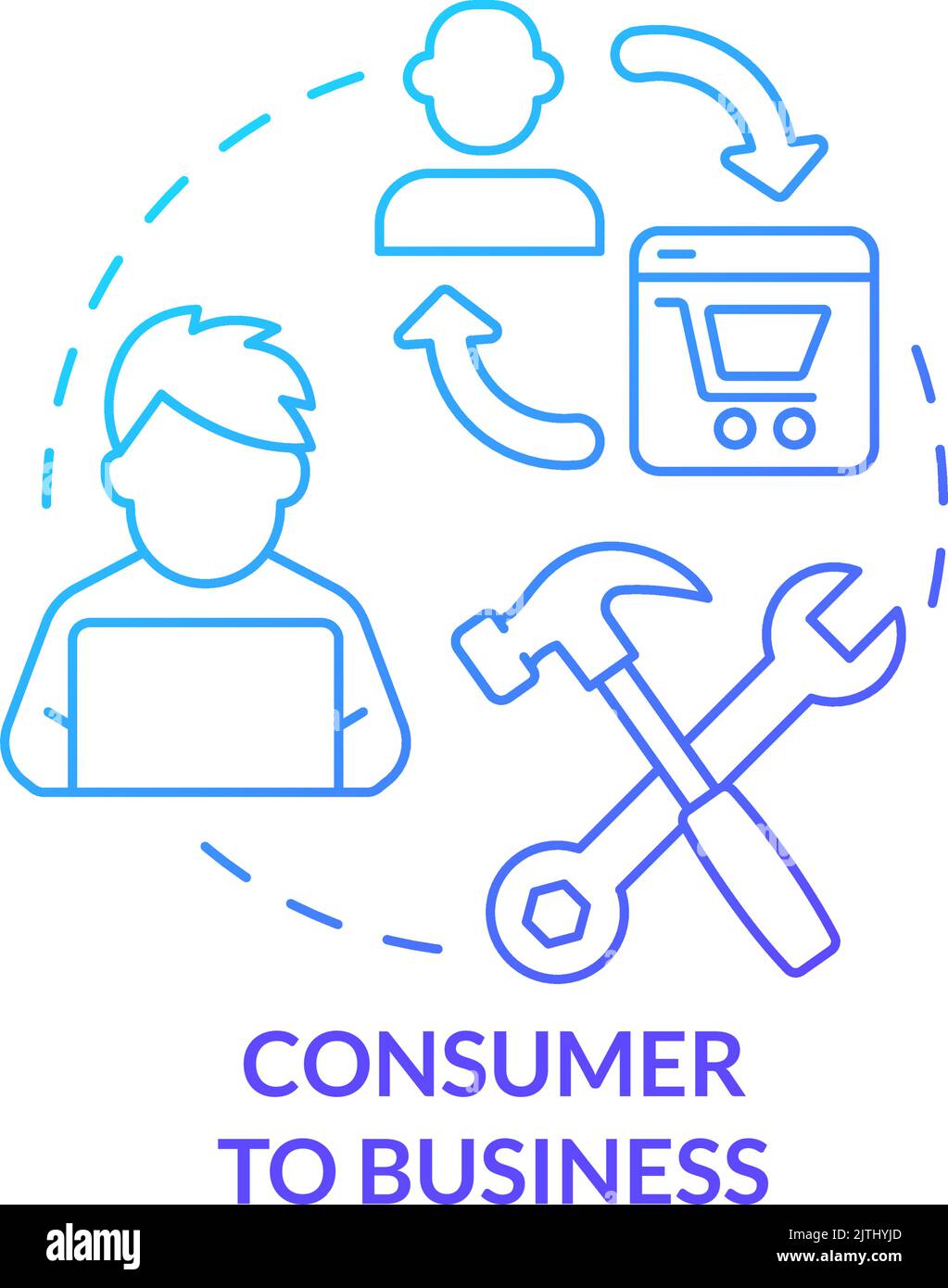 C2b Stock Vector Images - Alamy