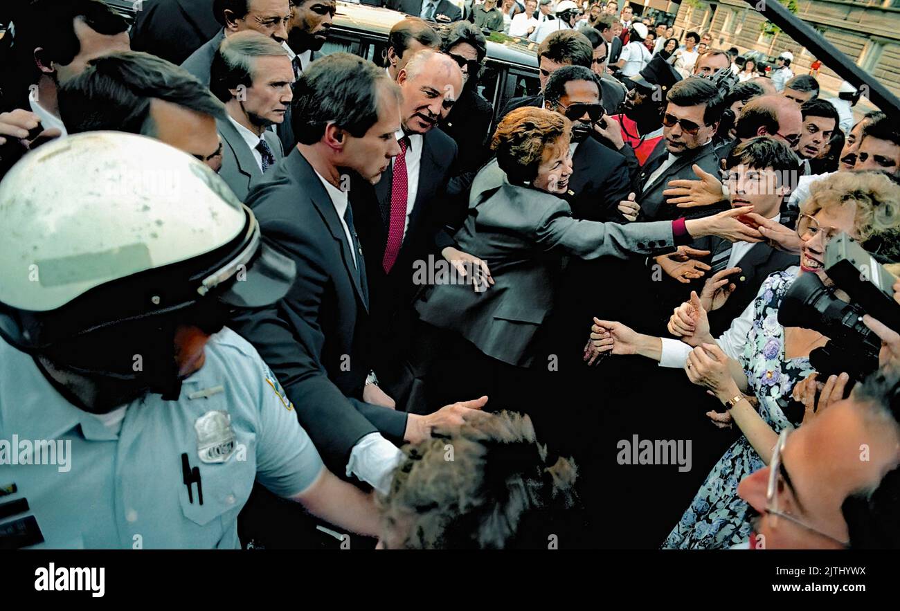 WASHINGTON, DC USA - JUNE 2, 1990 Russian President Mikhail Sergeyevich ...