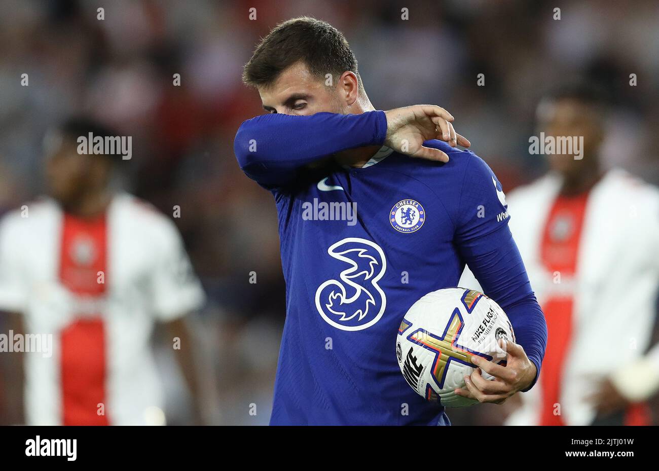 Southampton, England, 30th August 2022. Mason Mount Of Chelsea reacts ...