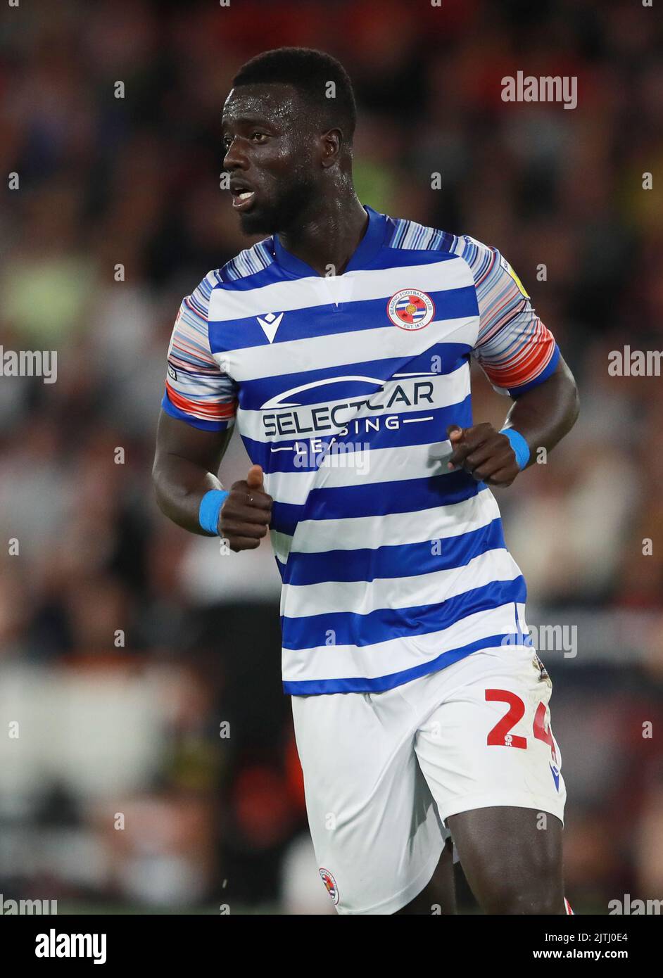 Sheffield, England, 30th August 2022. Mouhamadou-Naby Sarr of Reading ...