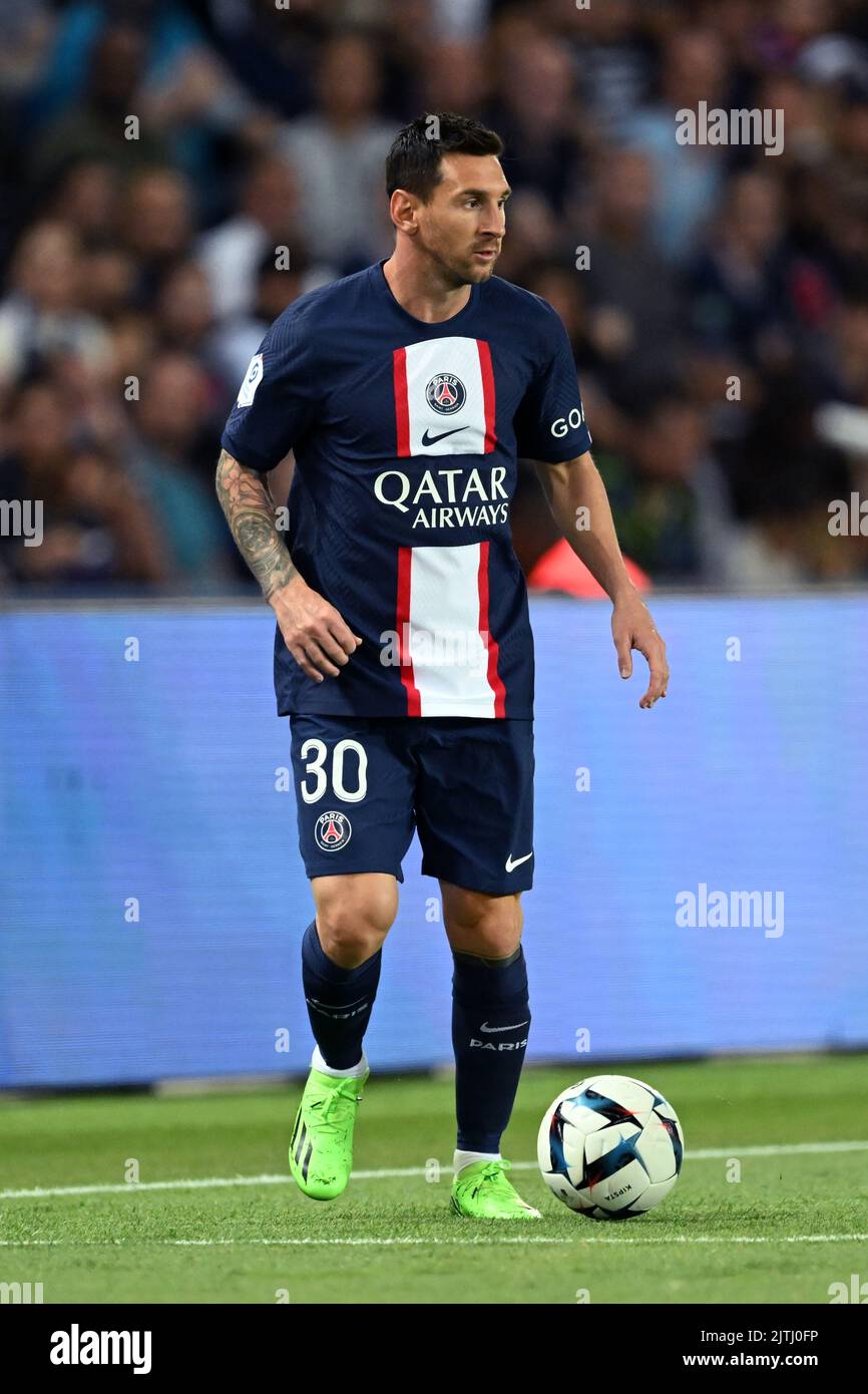 PARIS - Lionel Messi of Paris Saint-Germain during the French Ligue 1 ...