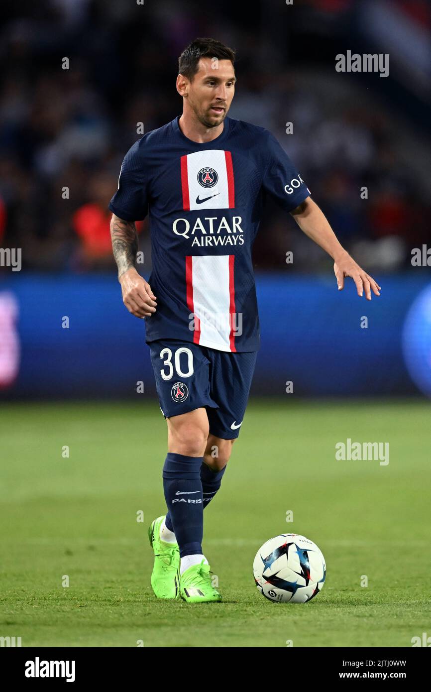 PARIS - Lionel Messi of Paris Saint-Germain during the French Ligue 1 ...