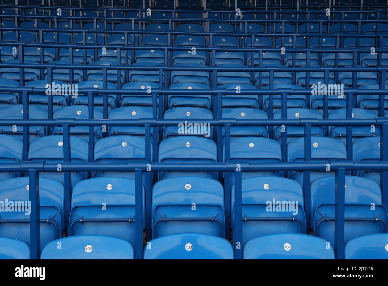 Peterborough, UK. 30th Aug, 2022. Safe-standing seats in the London ...