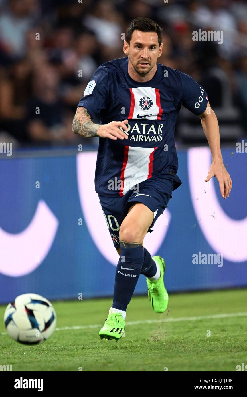 PARIS - Lionel Messi of Paris Saint-Germain during the French Ligue 1 ...