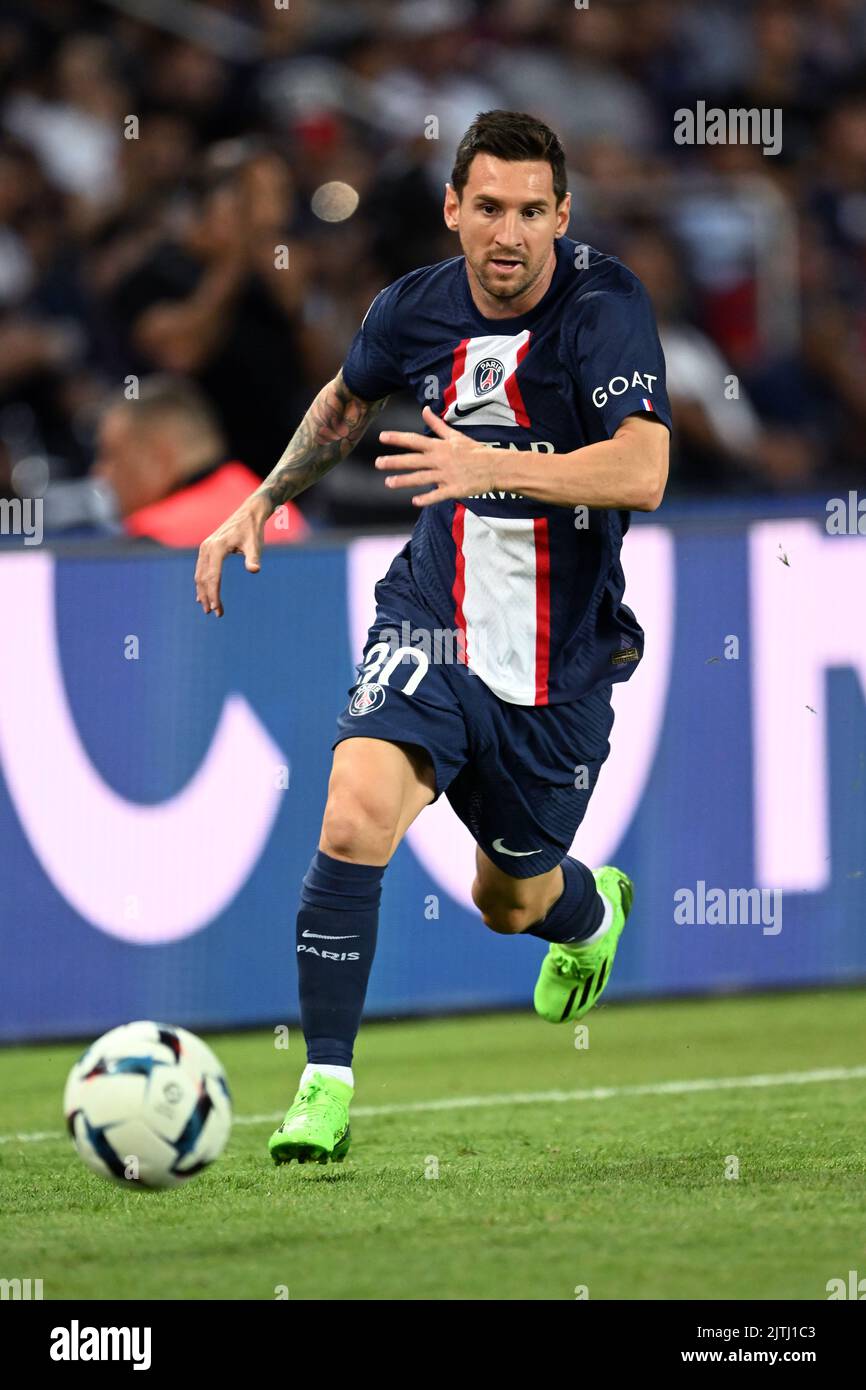 PARIS - Lionel Messi of Paris Saint-Germain during the French Ligue 1 ...