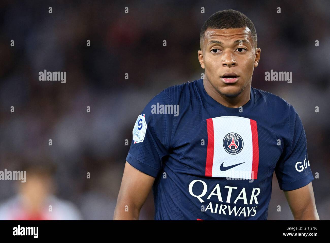 PARIS - Kylian Mbappe of Paris Saint-Germain during the French Ligue 1 ...