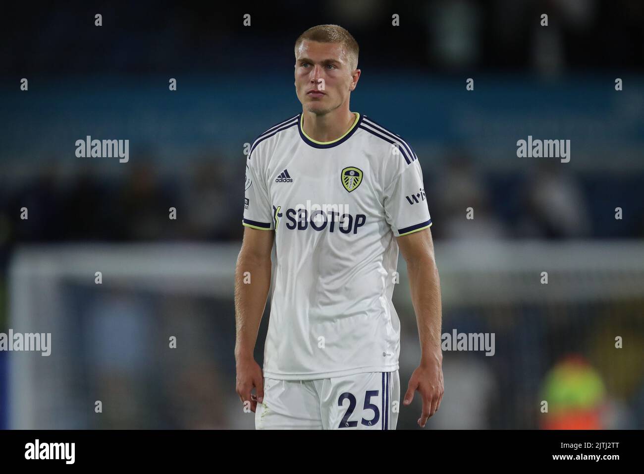 Rasmus Kristensen #25 of Leeds United claps his hands and applauds the ...