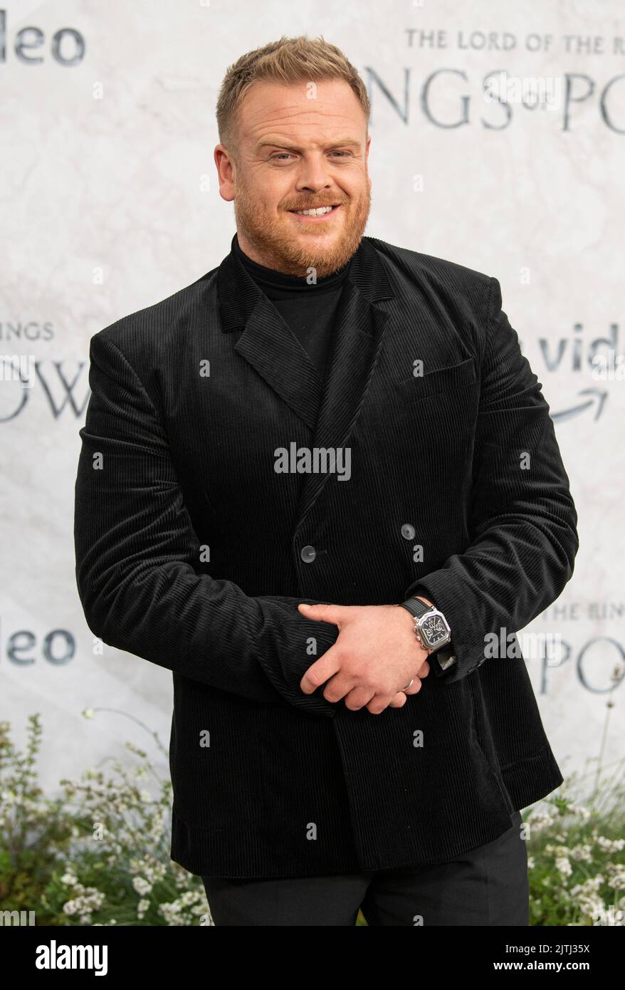 Owain Arthur attends "The Lord Of The Rings: The Rings Of Power" World ...