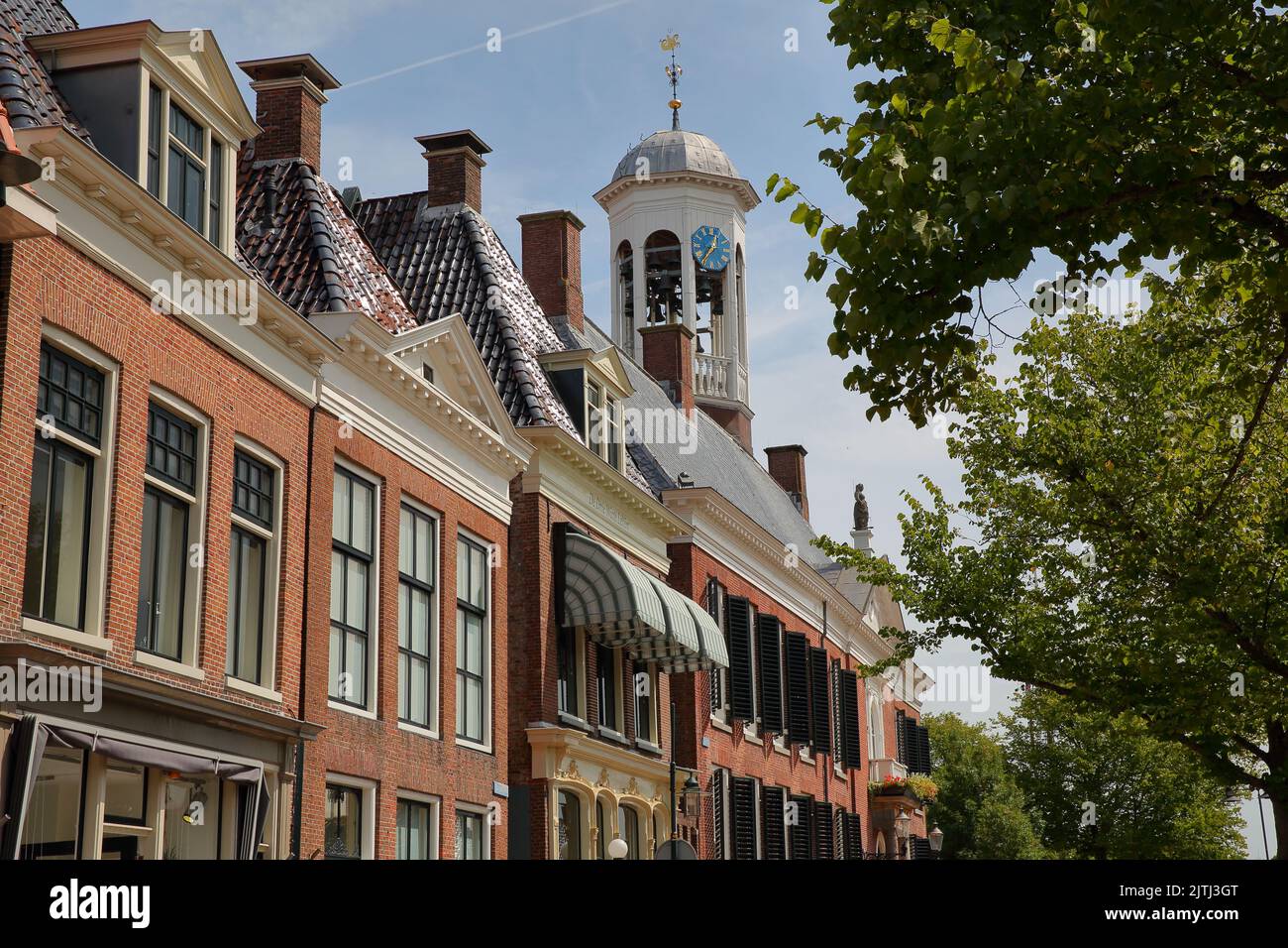 The Oud Stadhuis (Old town hall, built in 1610) of Dokkum, Friesland ...