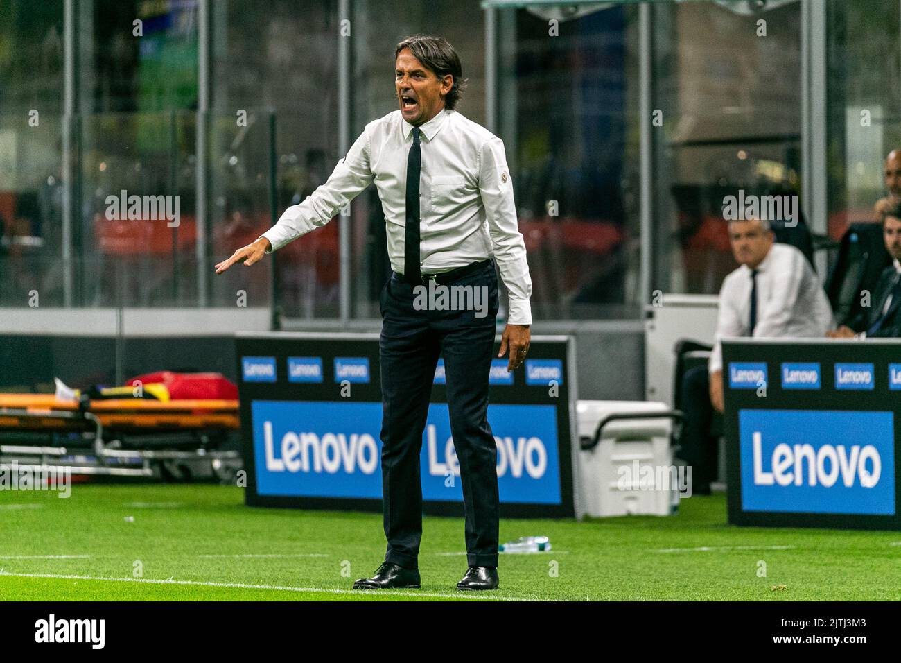 Milan, Italy - august 30 2022 - Inter-Cremonese serie A - inzaghi ...