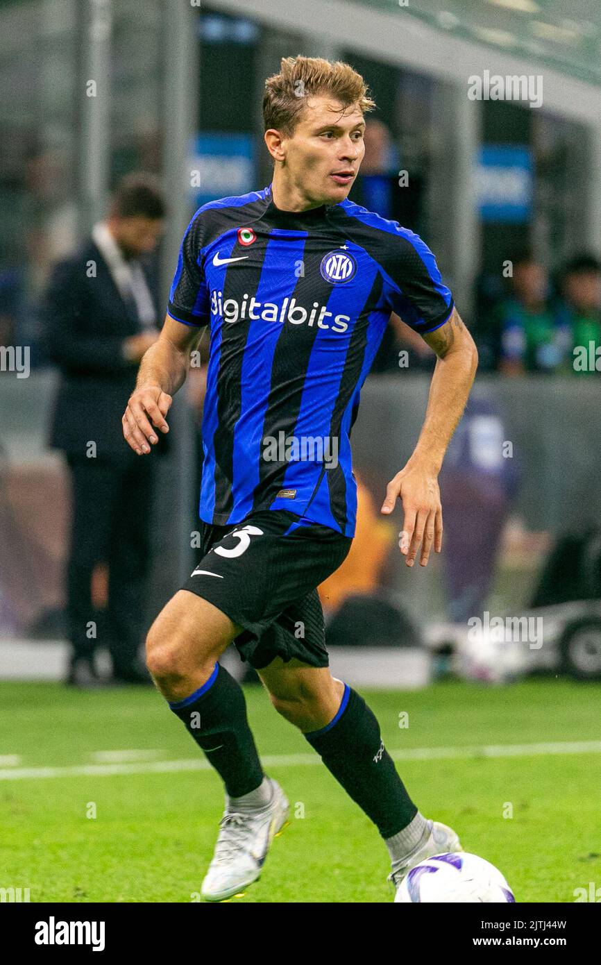 Milan, Italy - august 30 2022 - Inter-Cremonese serie A - barella ...