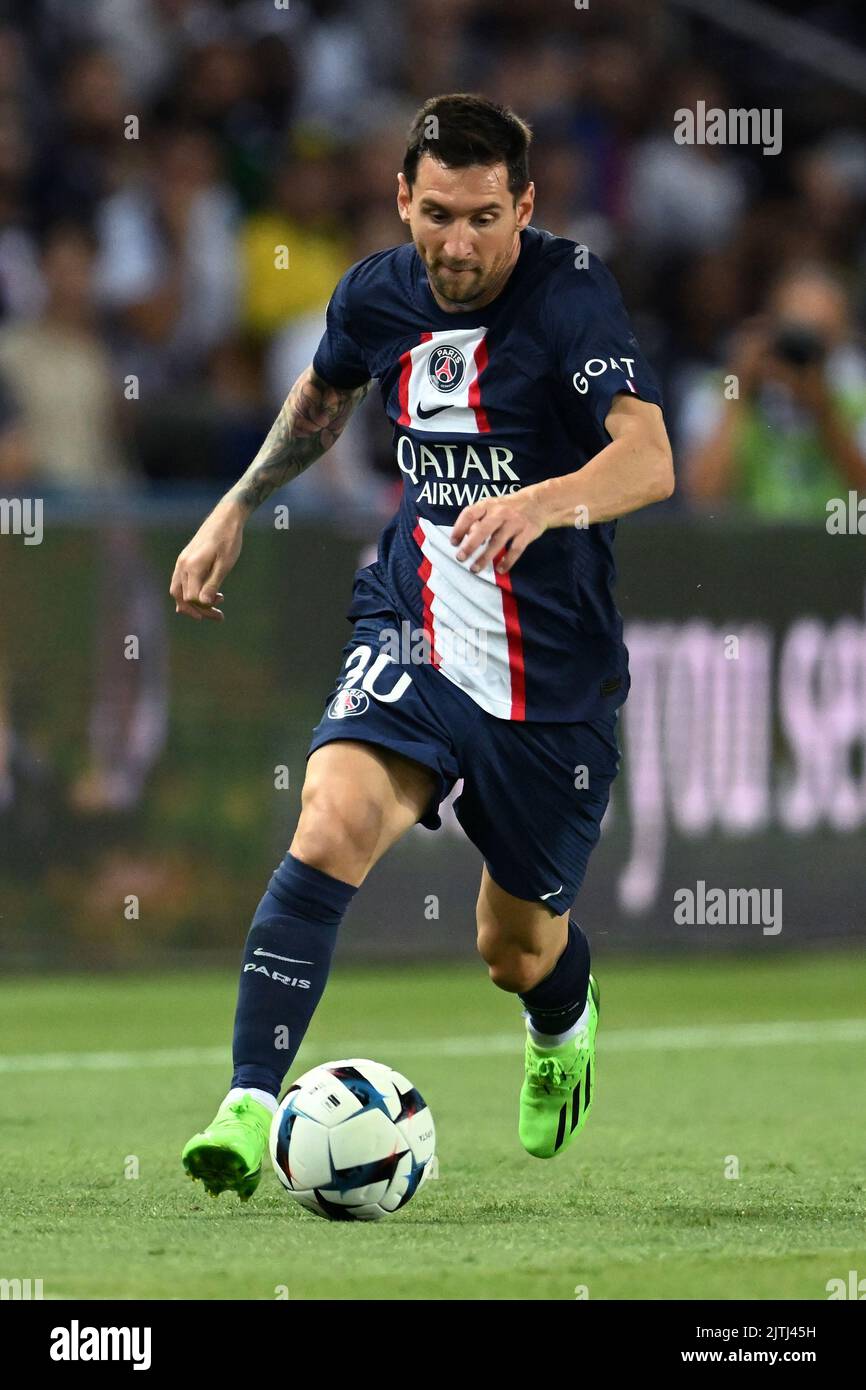 PARIS - Lionel Messi of Paris Saint-Germain during the French Ligue 1 ...
