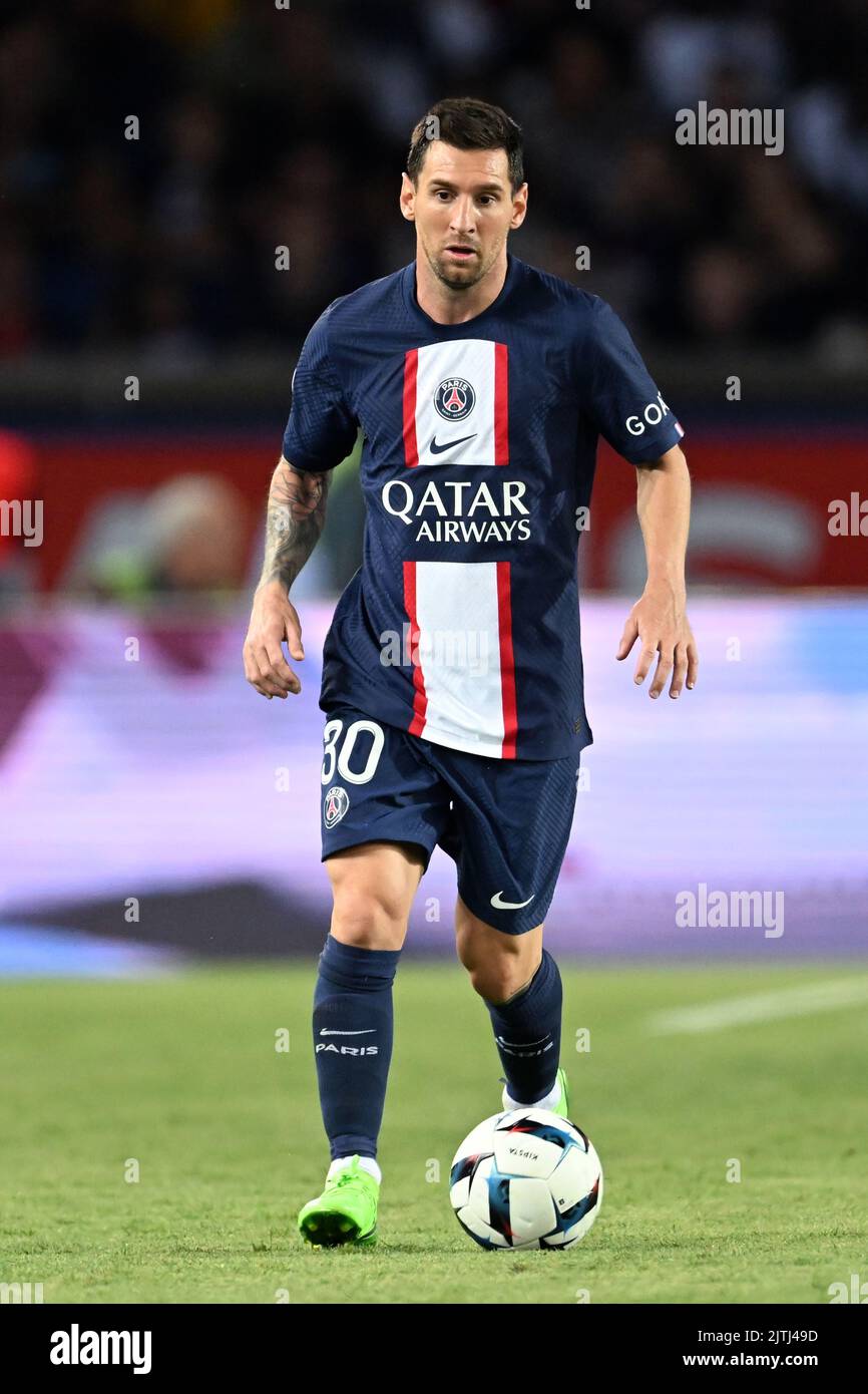 PARIS - Lionel Messi of Paris Saint-Germain during the French Ligue 1 ...