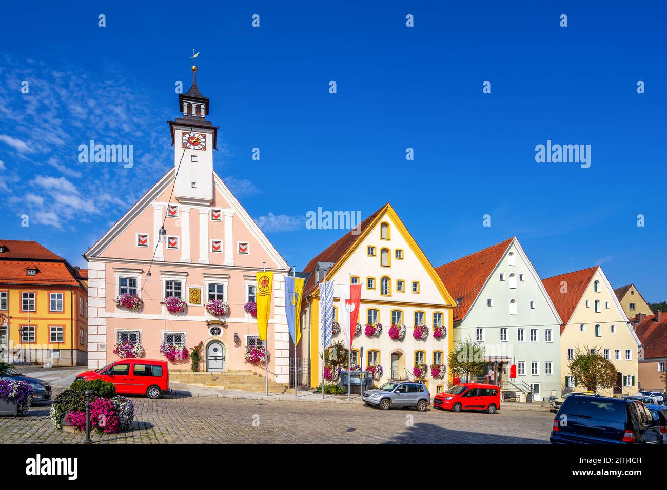 Market place in Greding, Bavaria, Germany Stock Photo - Alamy