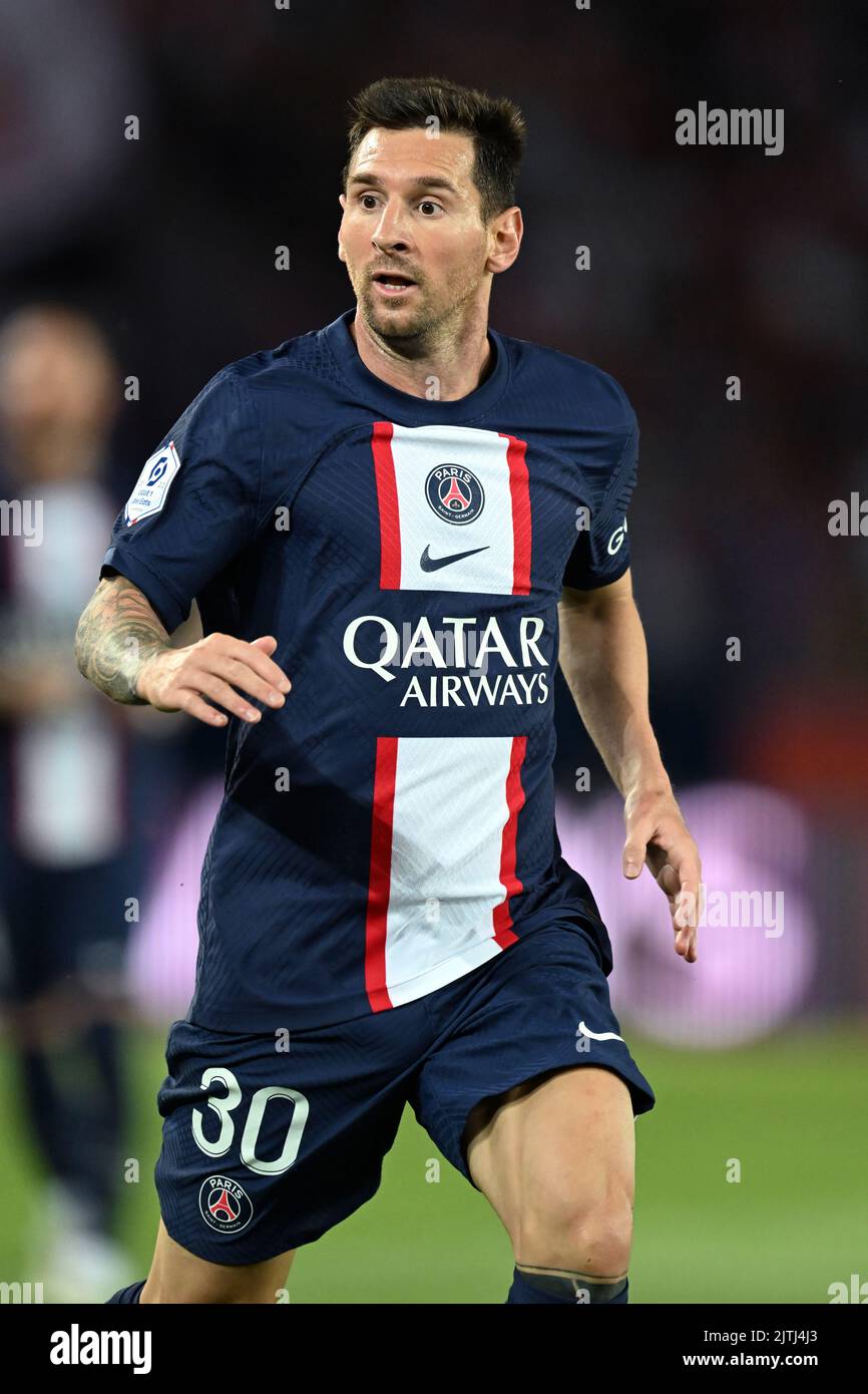 PARIS - Lionel Messi of Paris Saint-Germain during the French Ligue 1 ...