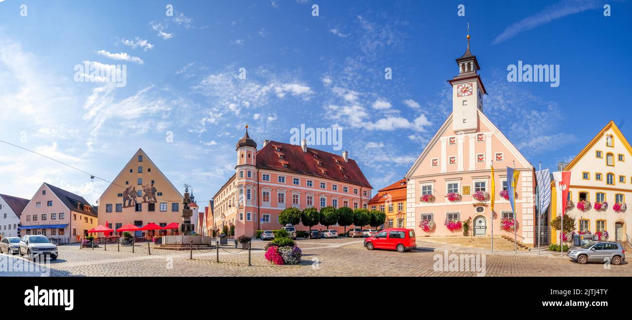 Market place in Greding, Bavaria, Germany Stock Photo - Alamy