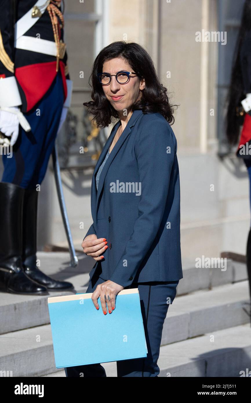 French minister of culture Rima Abdul Malak arrives to attend the ...
