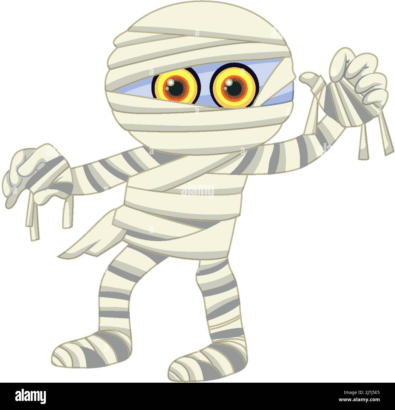 Mummy kid cartoon character illustration Stock Vector Image & Art - Alamy