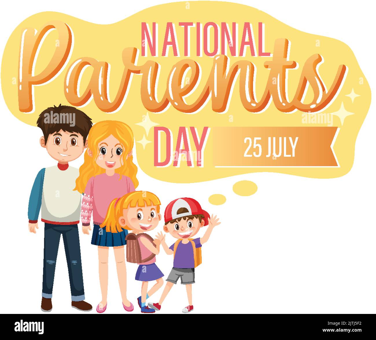 National Parents Day poster design illustration Stock Vector Image ...