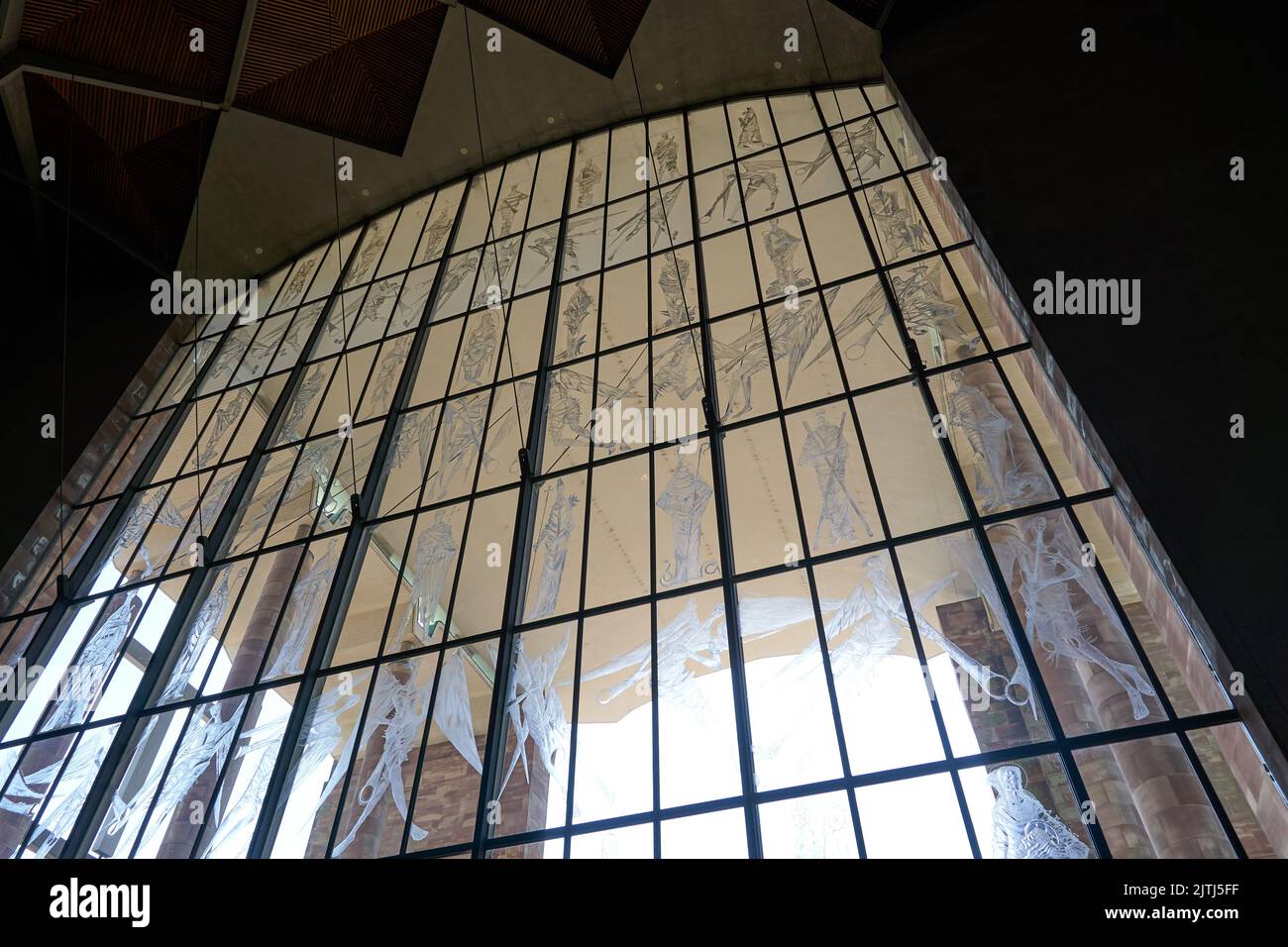 Modern cathedral interior in Coventry, UK Stock Photo - Alamy