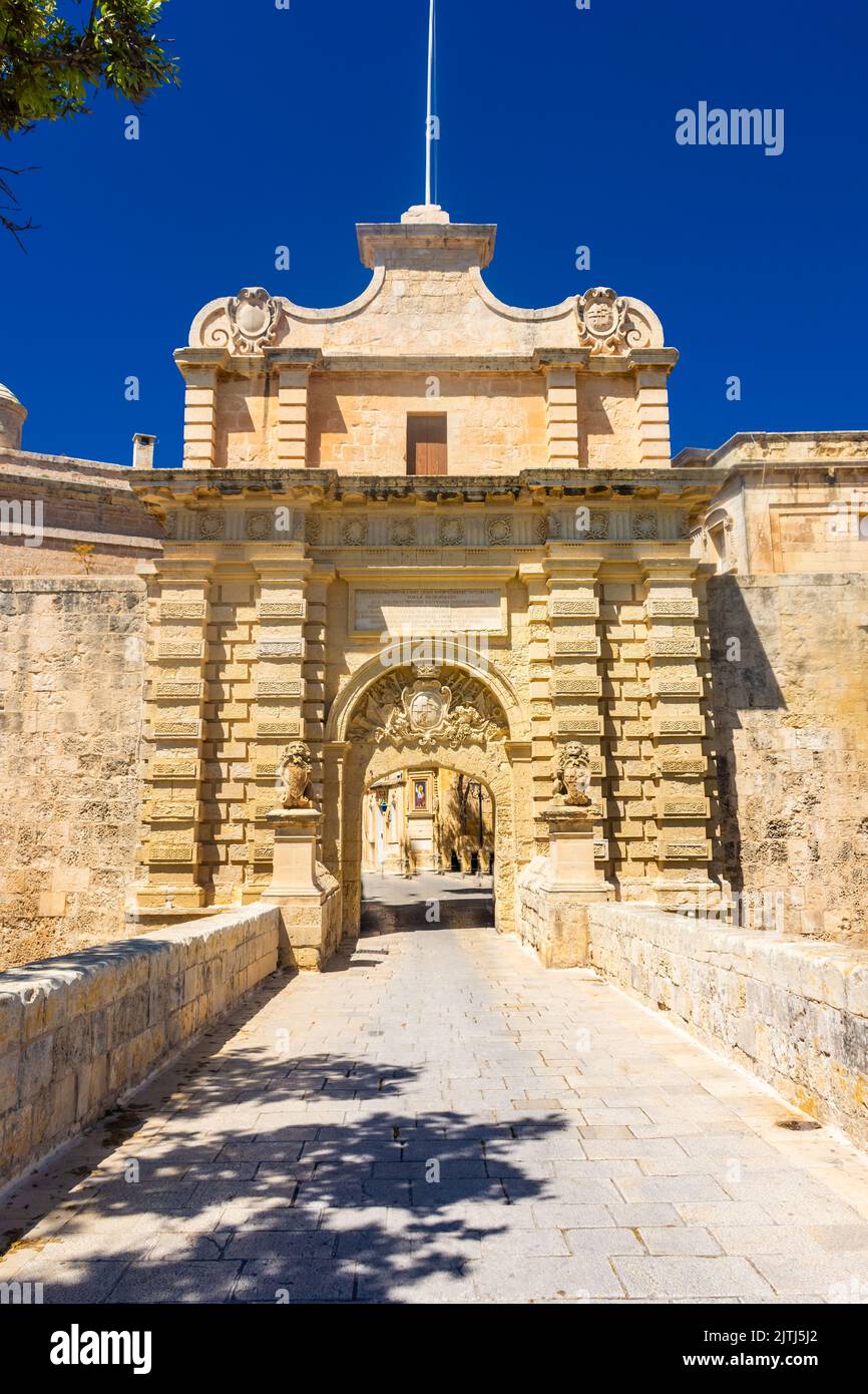 Malta medina castle hi-res stock photography and images - Alamy