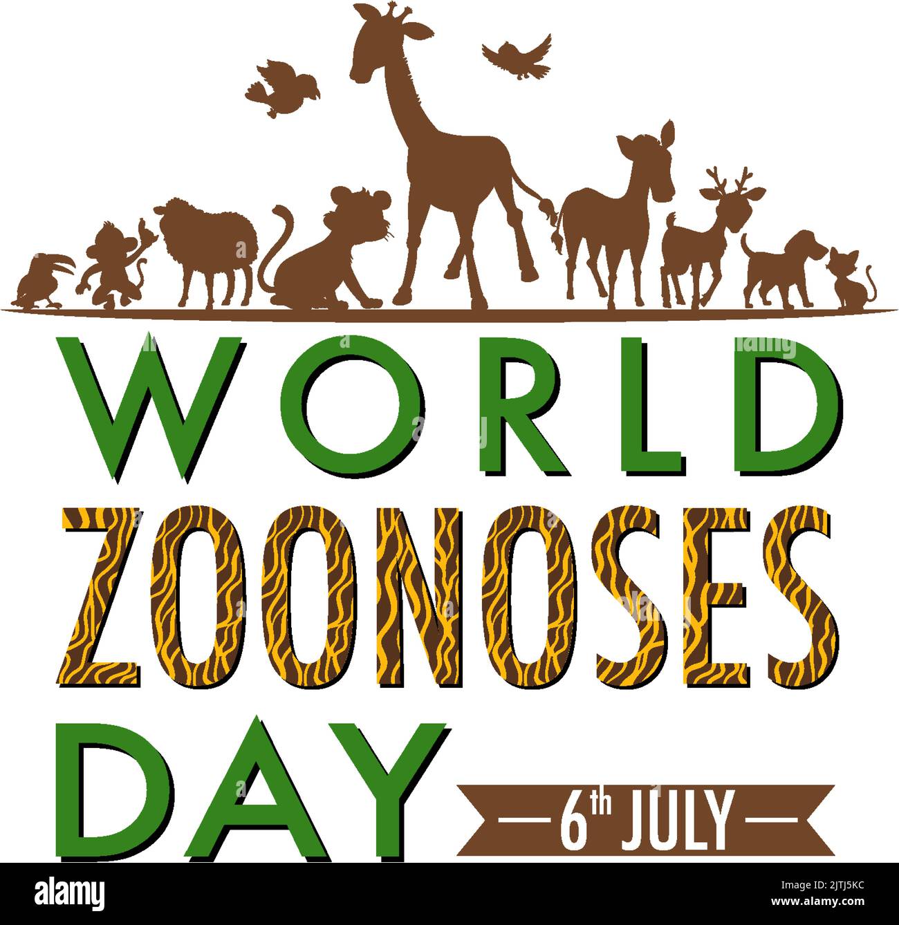 World zoonoses day banner design illustration Stock Vector Image & Art ...