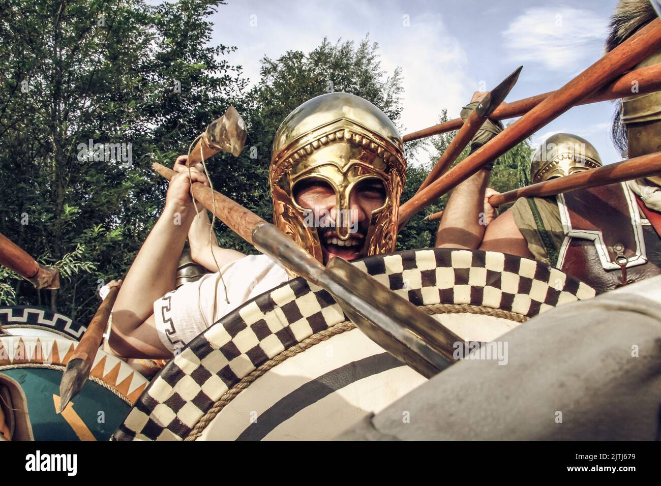 Greek phalanx hi-res stock photography and images - Alamy