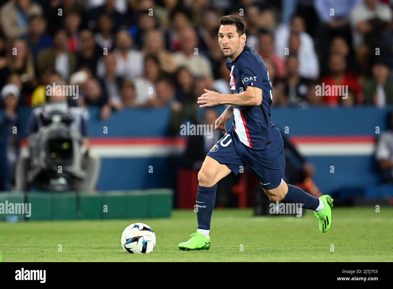 PARIS - Lionel Messi of Paris Saint-Germain during the French Ligue 1 ...