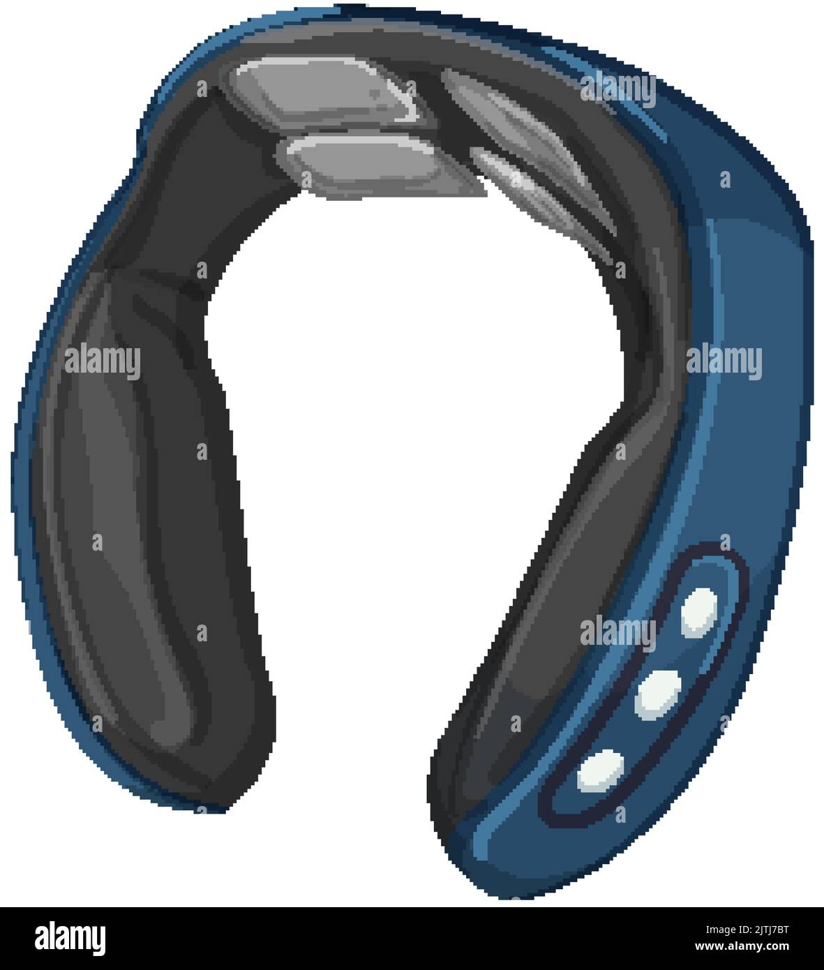 shoulder neck massage cartoon vector illustration Stock Vector Image ...