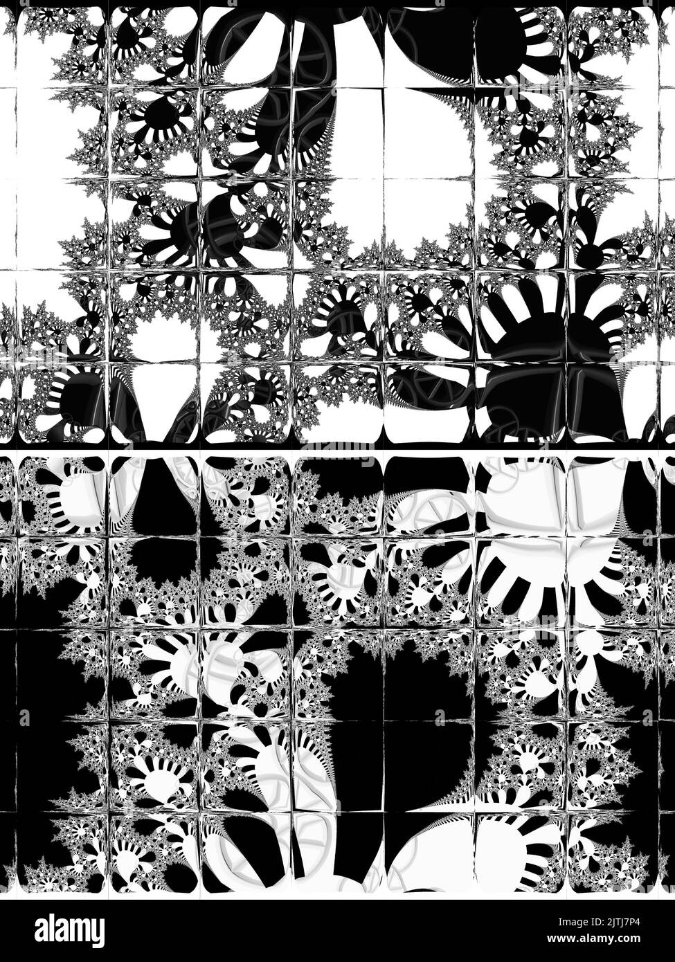 Abstract Computer generated Fractal design. A fractal is a never-ending ...
