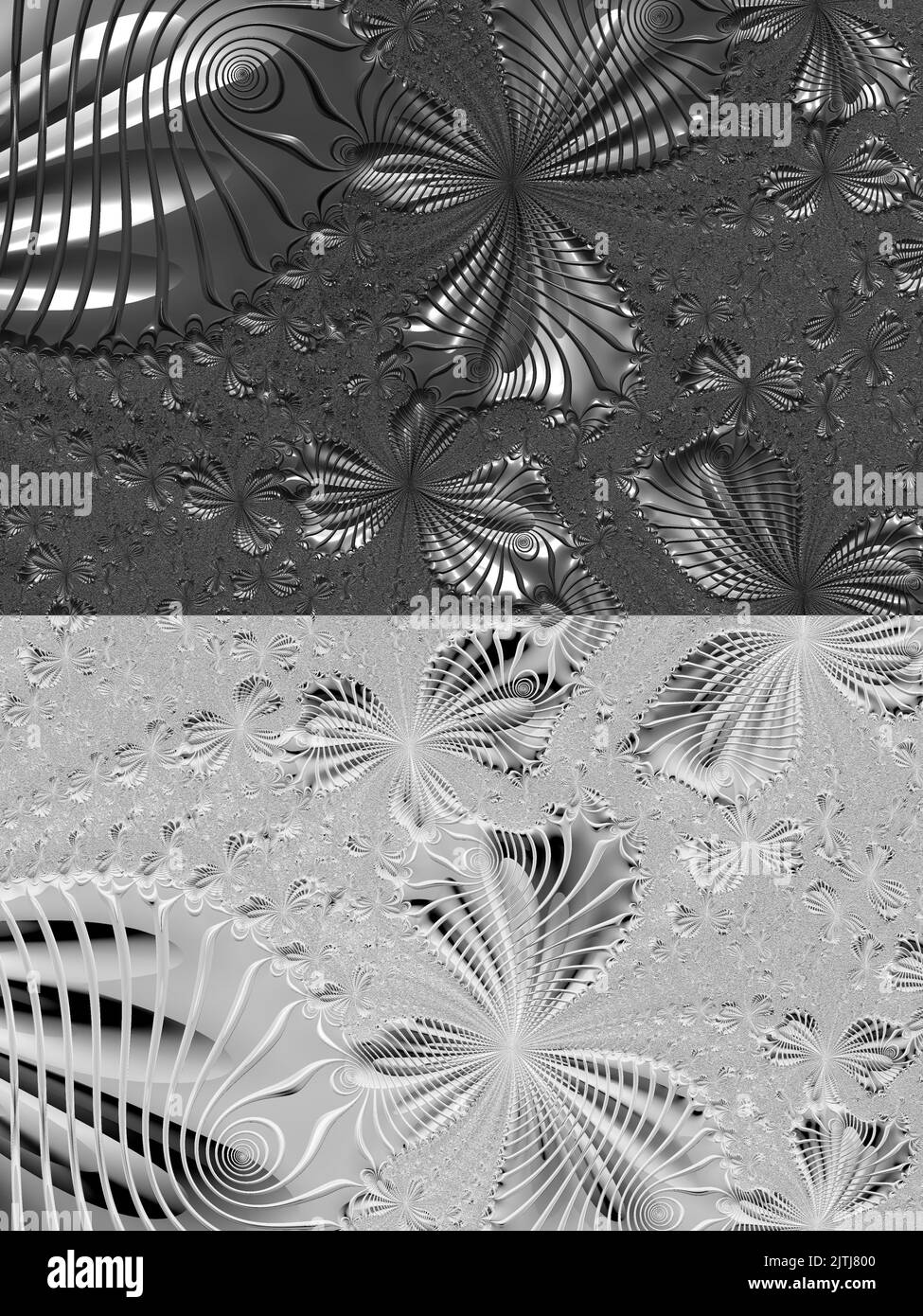 Abstract Computer generated Fractal design. A fractal is a never-ending ...