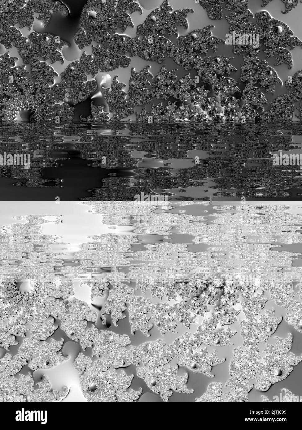 Abstract Computer generated Fractal design. A fractal is a never-ending ...