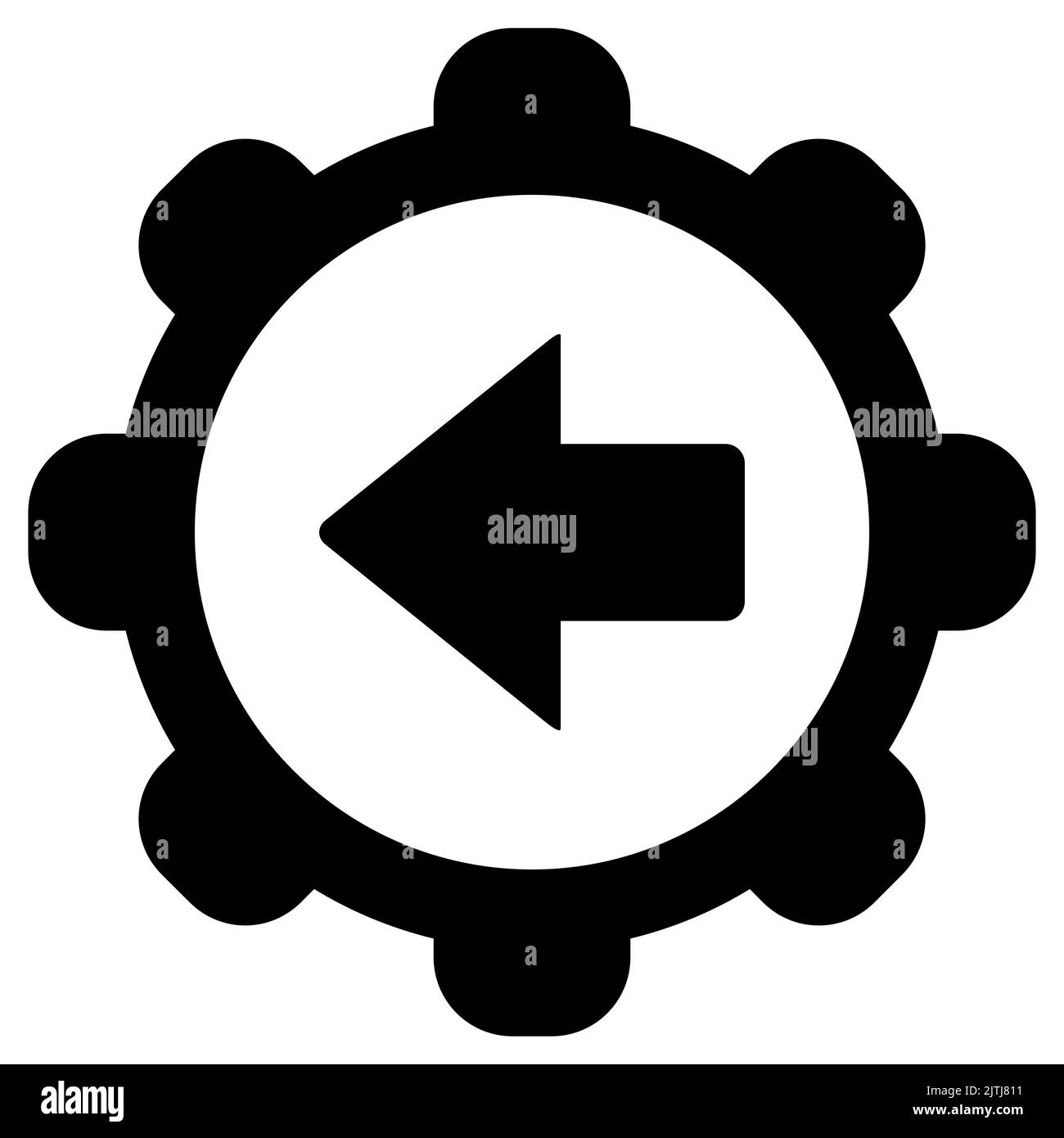 Left arrow and wheel Stock Photo - Alamy