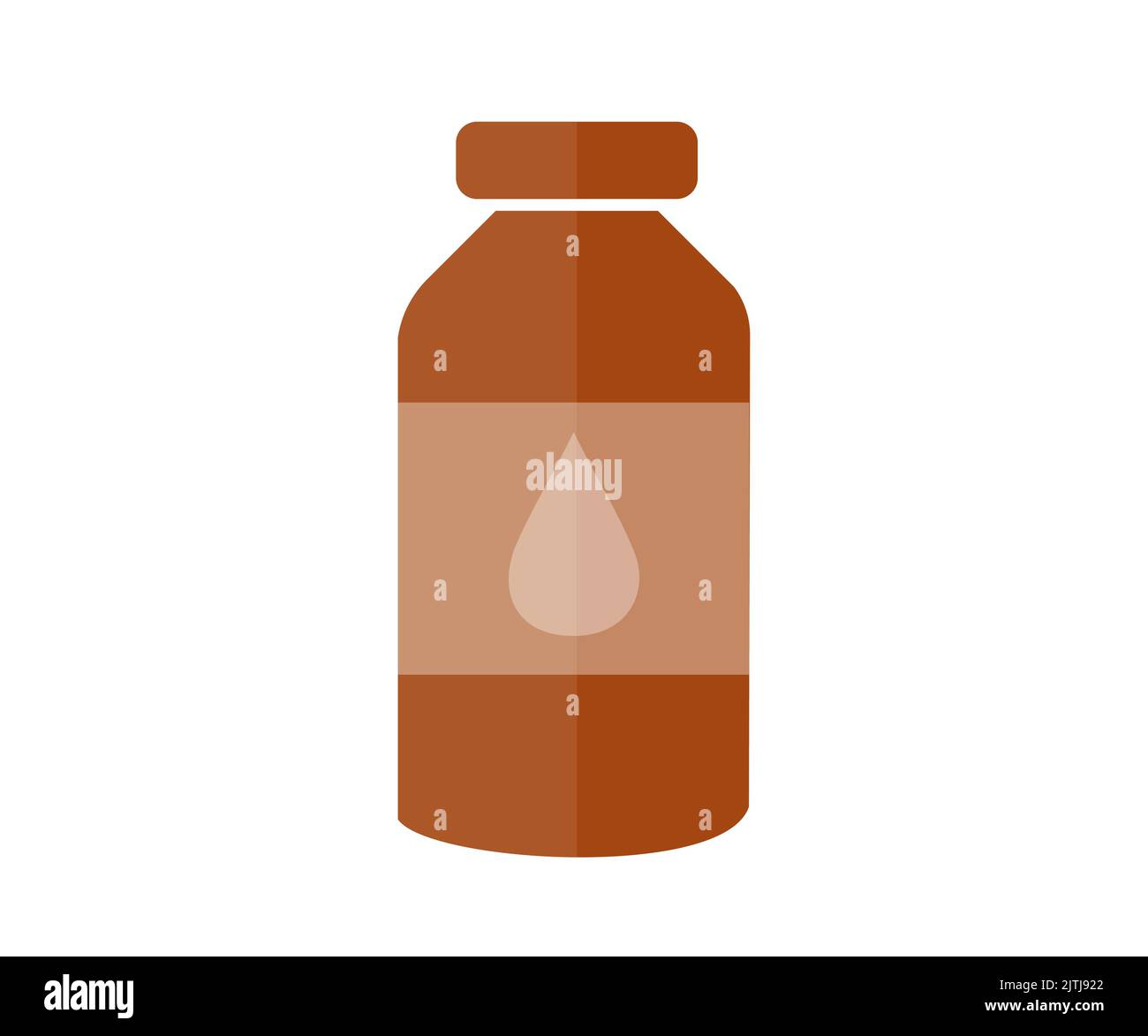 Bottle of cough syrup logo design. Healthcare and treatment concept ...