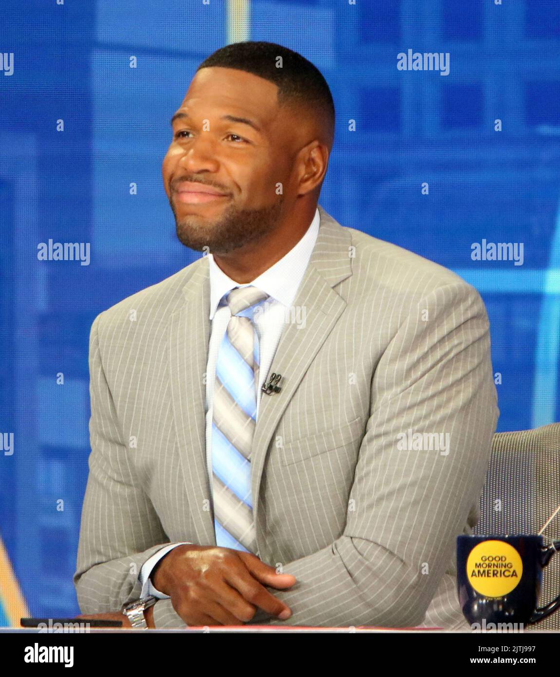 Cast Of Good Morning America. -PICTURED: Michael Strahan -LOCATION: New ...