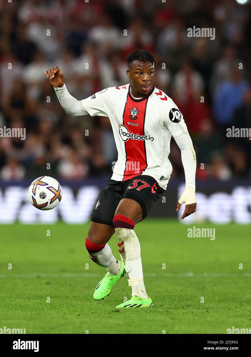 Southampton, England, 30th August 2022. Armel Bella-Kotchap of ... Southampton, England, 30th August 2022. Armel Bella-Kotchap of ...