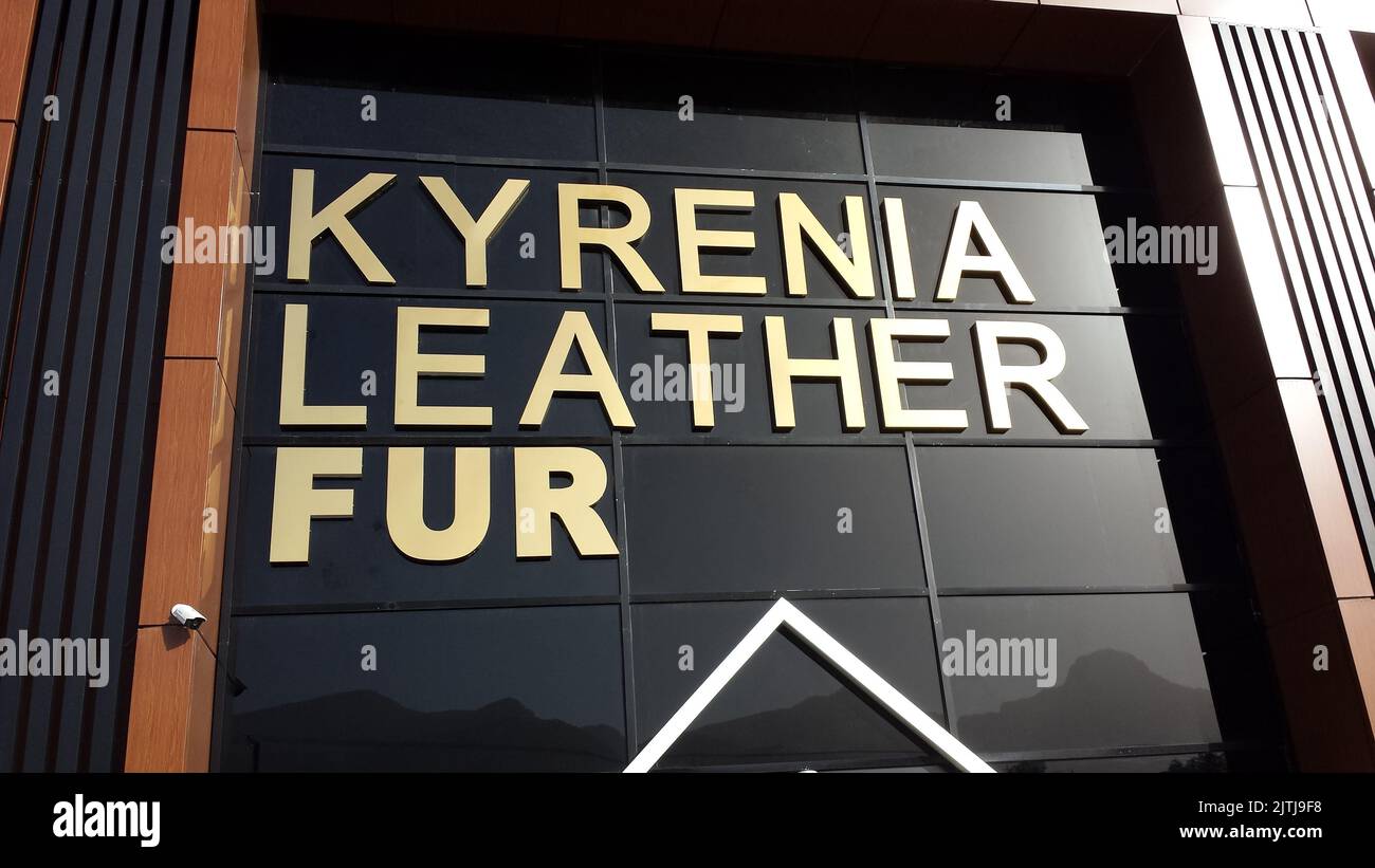 The latest designer megastore has opened its doors in Kyrenia Stock ...
