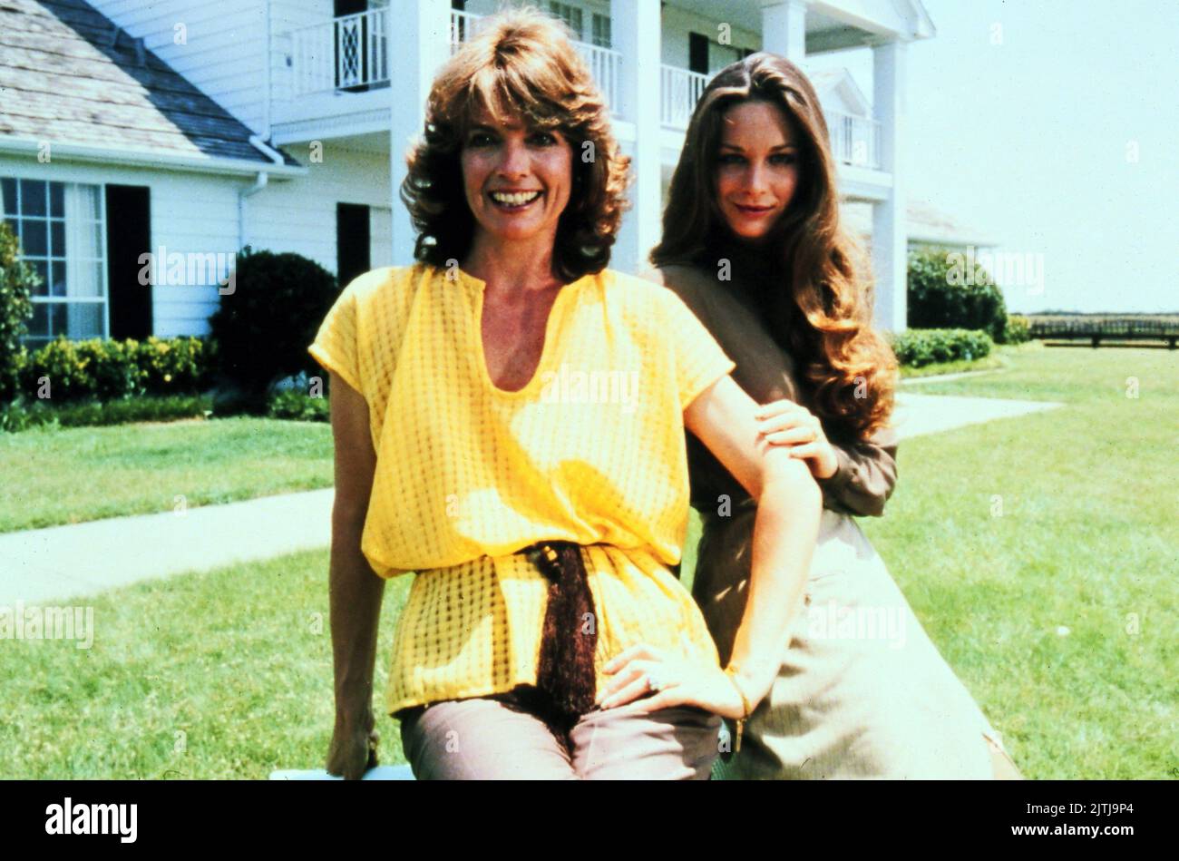 Dallas, Fernsehserie, USA 1978 - 1991, Darsteller: Linda Gray (links Stock Photo - Alamy