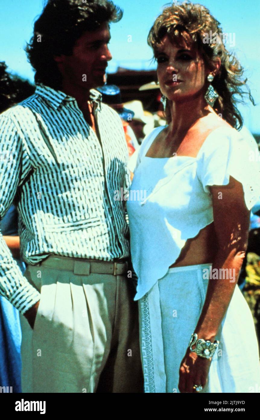 Dallas, Fernsehserie, USA 1978 - 1991, Darsteller: Jared Martin, Linda Gray Stock Photo - Alamy