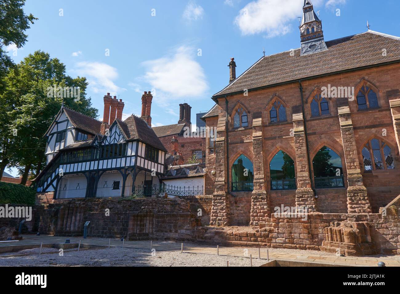 Old buildings in Coventry, UK Stock Photo - Alamy