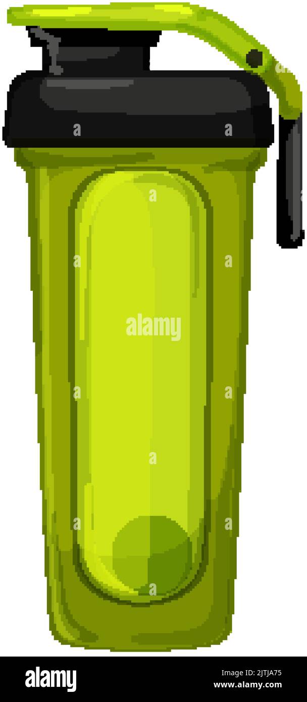 drink protein shaker cartoon vector illustration Stock Vector Image ...