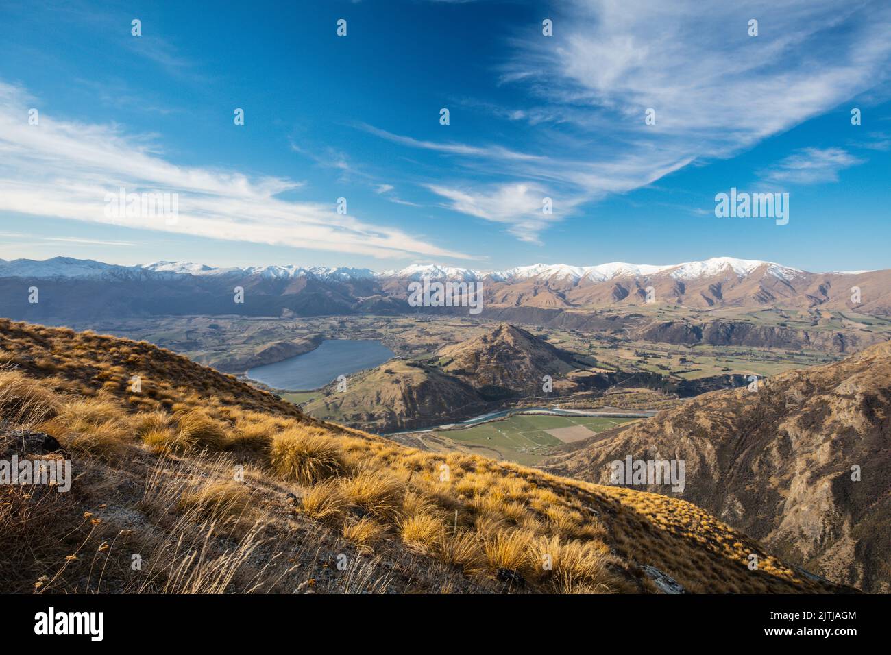View over Queenstown Suburbs in New Zealand Stock Photo - Alamy
