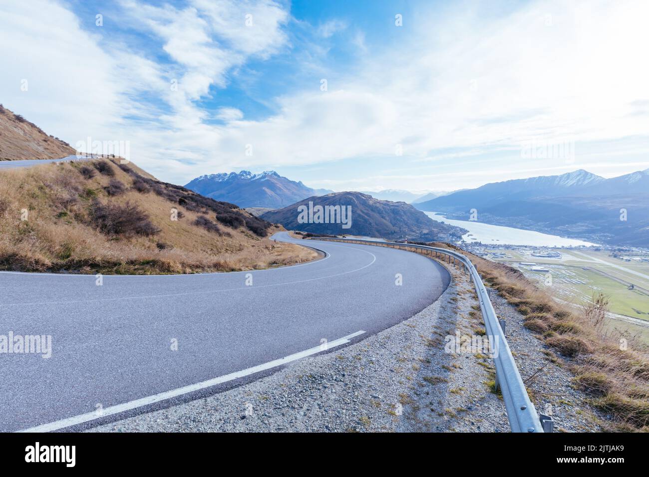 View over Queenstown Suburbs in New Zealand Stock Photo - Alamy