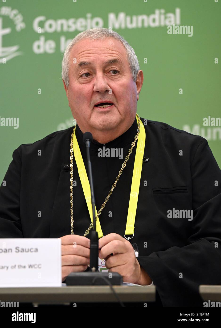 Karlsruhe, Germany. 31st Aug, 2022. Ioan Sauca, general secretary of ...