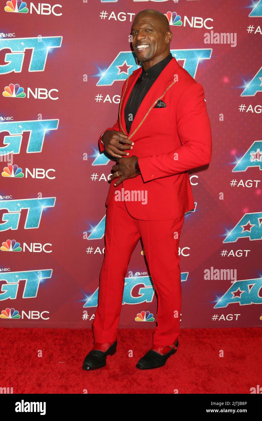 LOS ANGELES - AUG 30: Terry Crews at the America's Got Talent Season 17 - Live Show Red Carpet ...